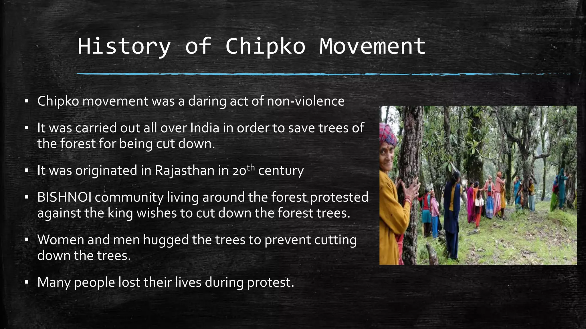 Chipko movement | PPTX
