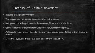 Chipko movement | PPTX