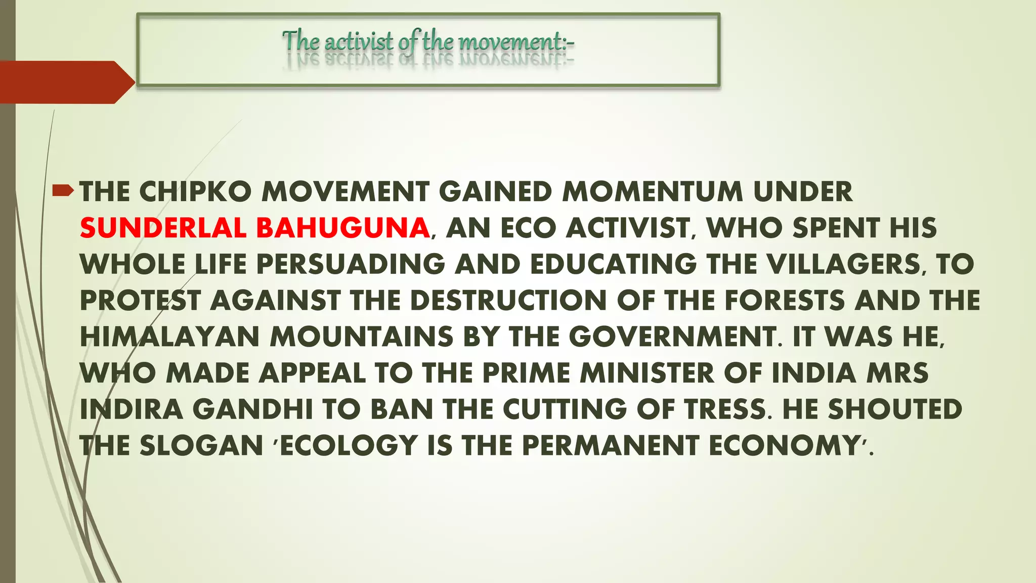 Chipko movement | PPTX