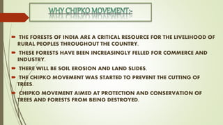 Chipko movement | PPTX