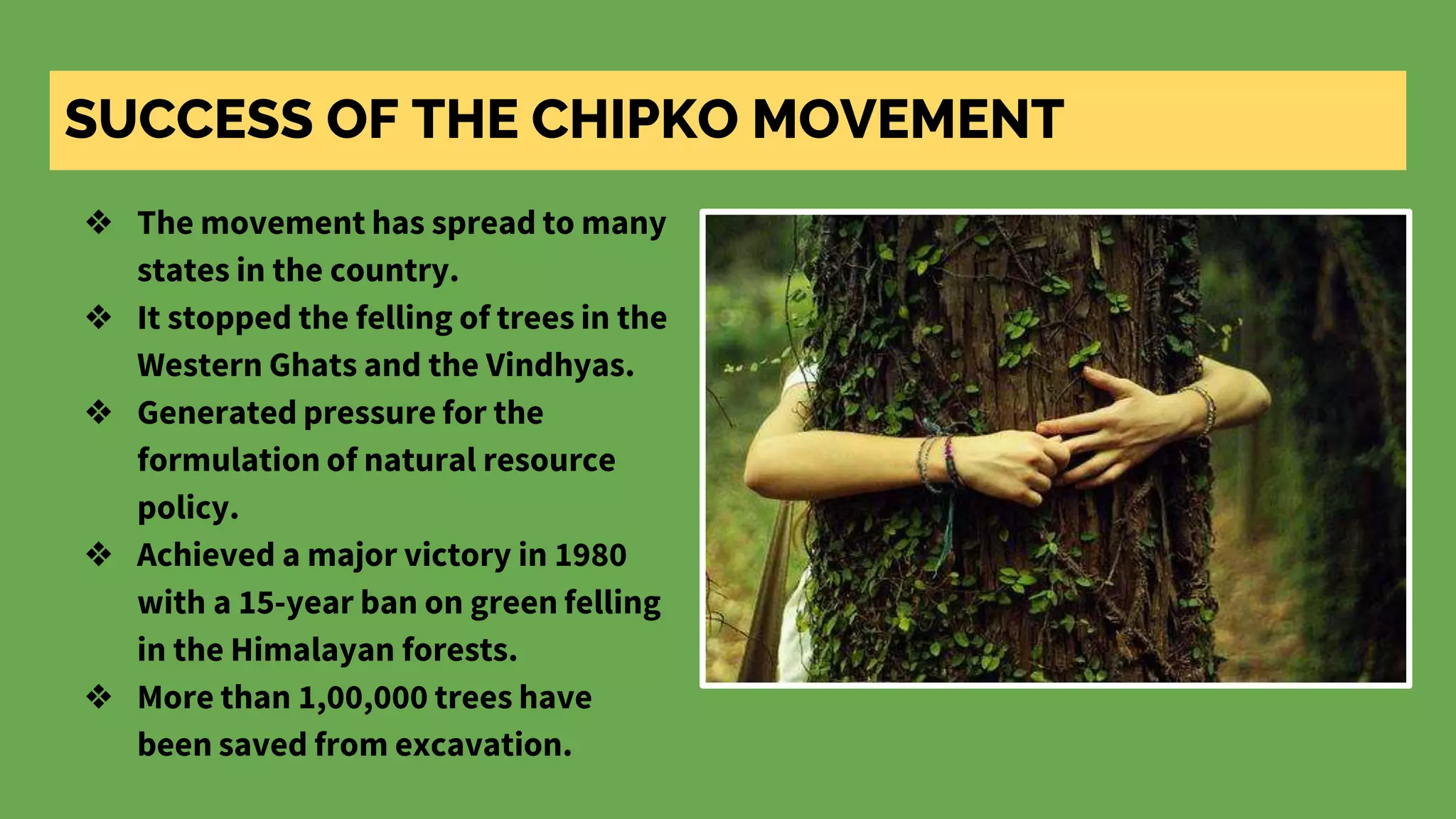 The Chipko Movement | PPTX