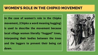 The Chipko Movement | PPTX