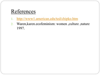 Chipko movement case study | PPTX