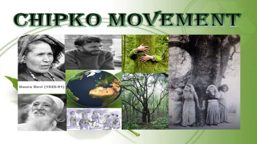 Chipko movement Power Presentation