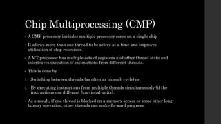 Chip Multithreading Systems Need a New Operating System Scheduler | PPT