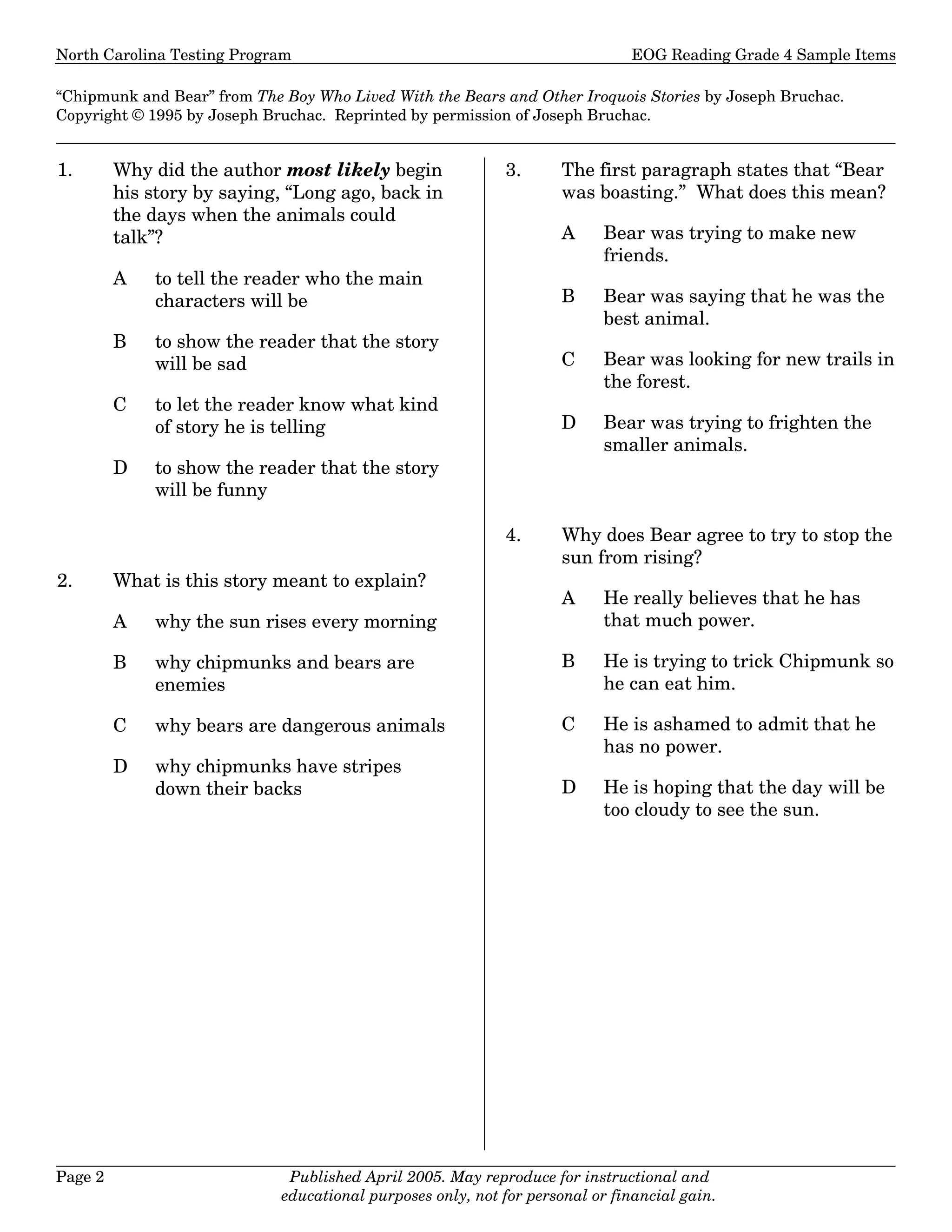 Chipmunk And Bear | PDF