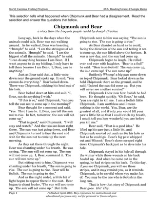Chipmunk And Bear | PDF | Dogs | Pets
