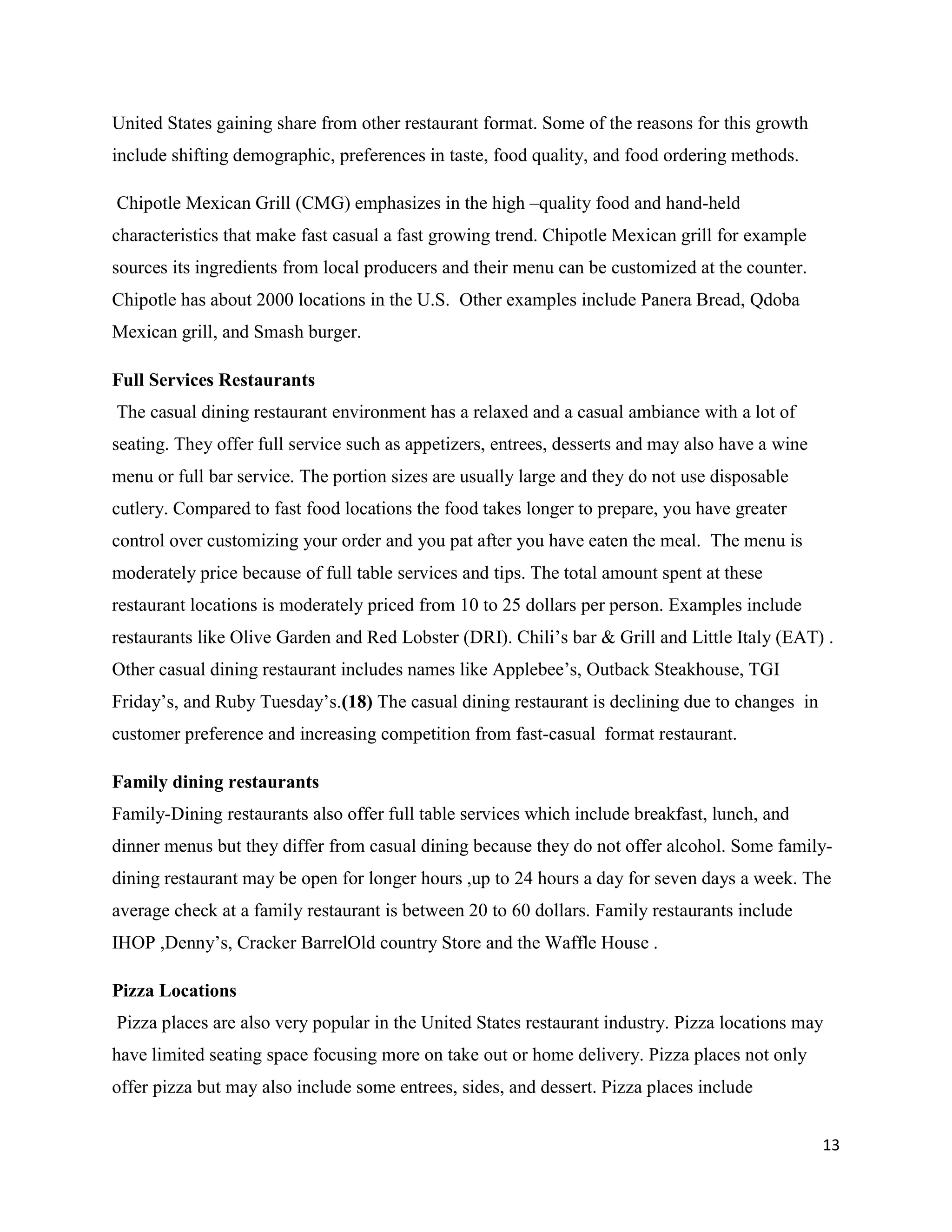 Chipotle--An Analysis of the Growth and Future of the Fast-Casual ...