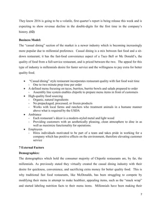 Chipotle--An Analysis of the Growth and Future of the Fast-Casual ...