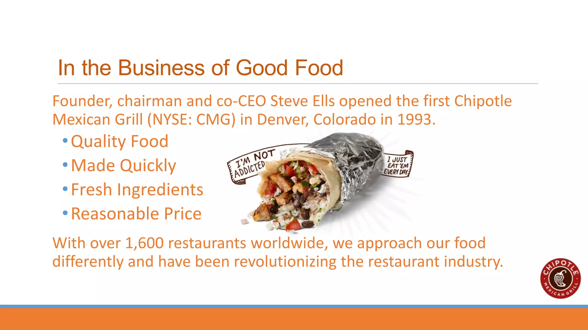 Chipotle Mexican Grill Corporate Social Responsibility Campaign | PPTX ...