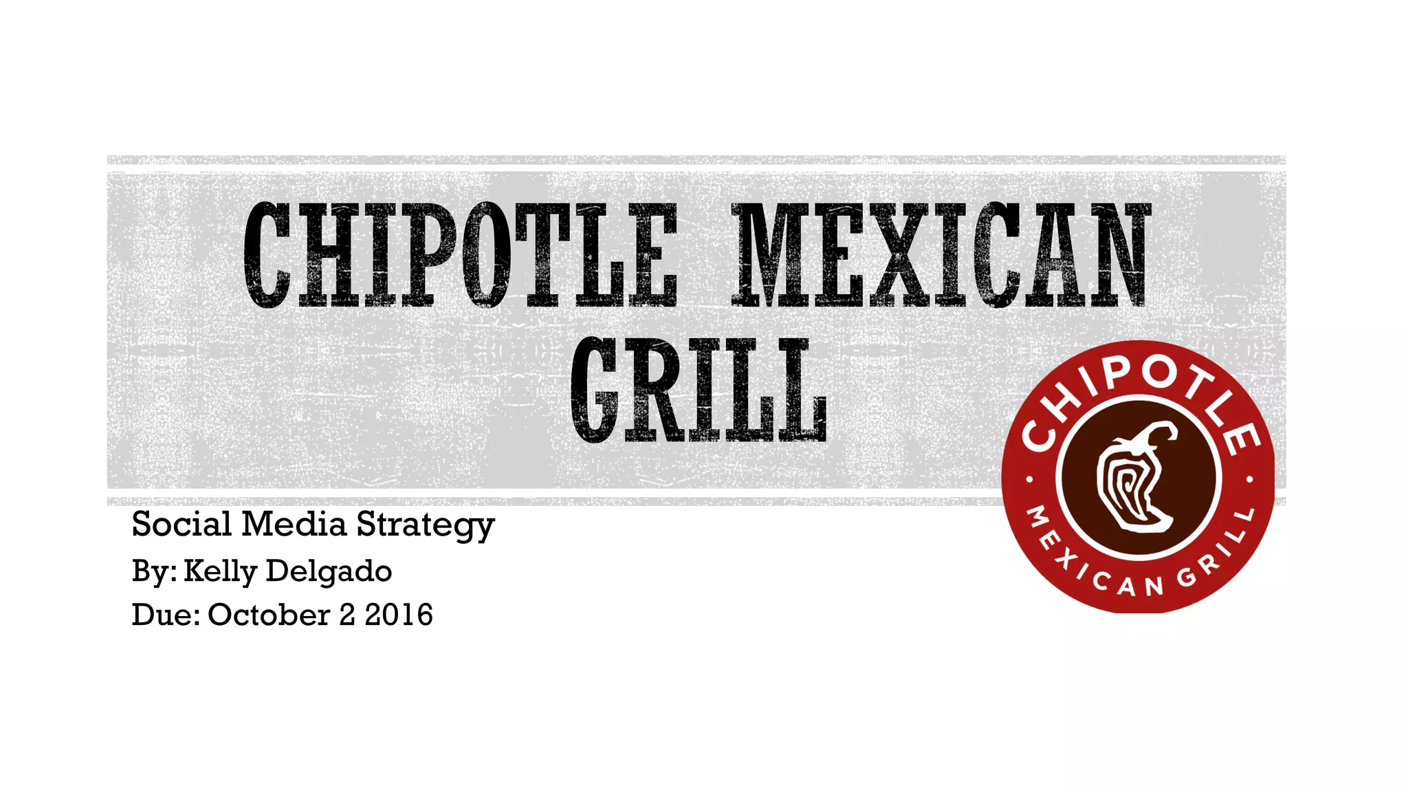 Chipotle Social Media Strategy | PDF