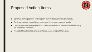 Chipotle Social Media Strategy | PDF