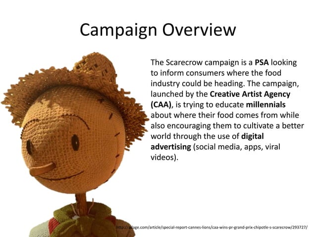 Chipotle's Scarecrow Campaign | PPTX