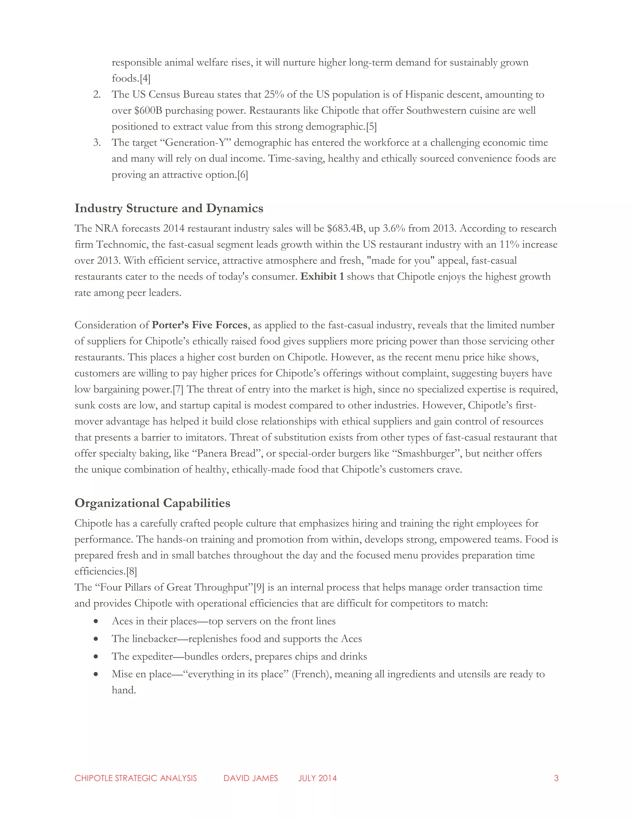 Chipotle strategic analysis | PDF