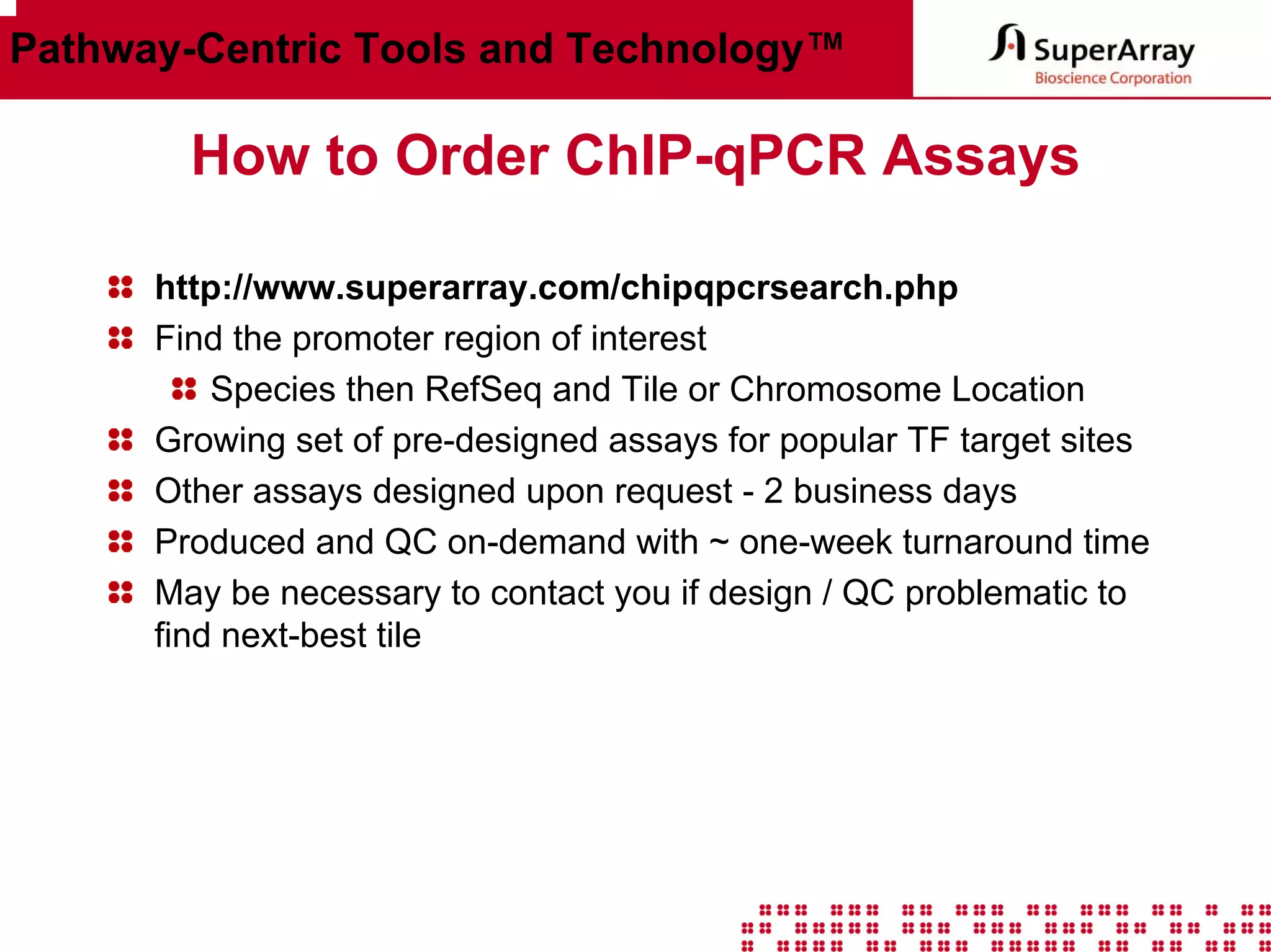 Chipqpcrpresentation | PDF