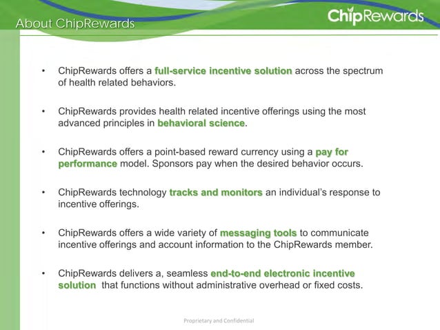 Chip Rewards Anatomy of Promotion | PDF