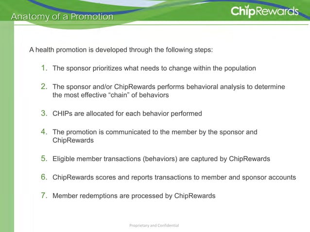 Chip Rewards Anatomy of Promotion | PDF