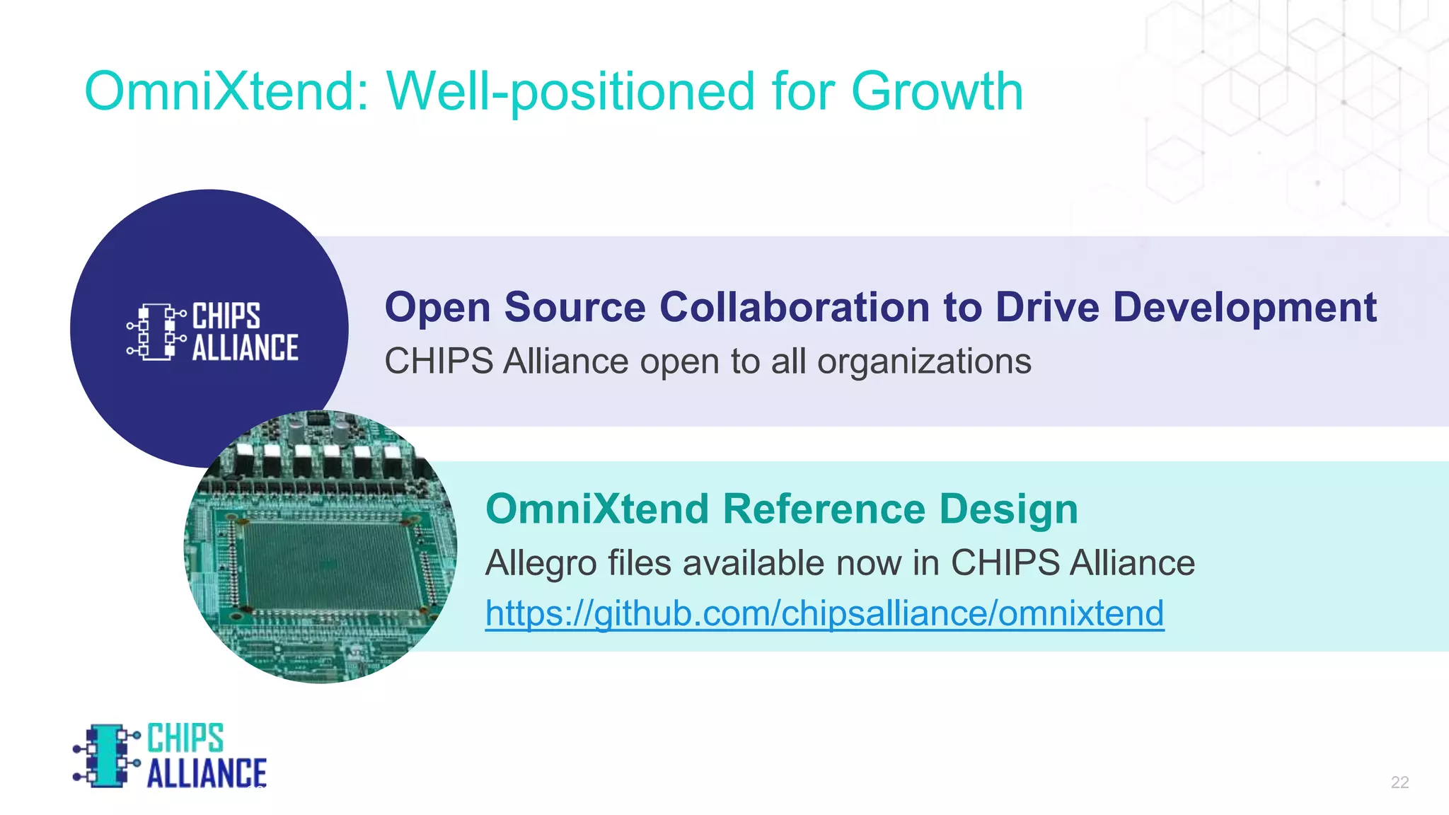 Chips alliance omni xtend overview | PPTX