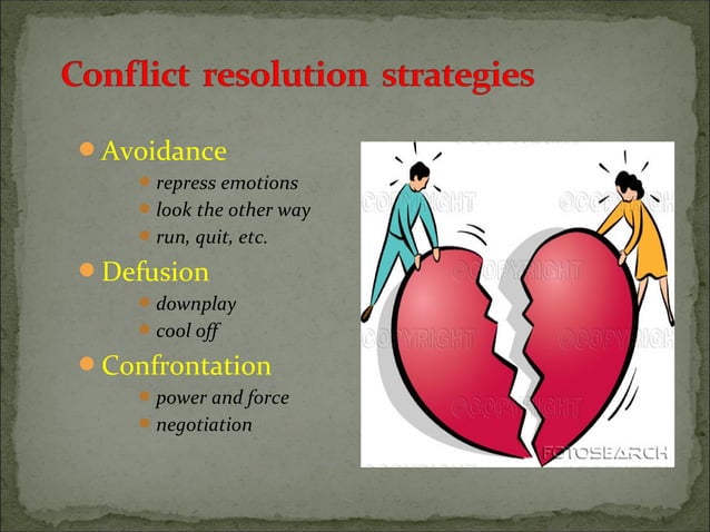 PPT conflict management | PPT | War and Conflicts