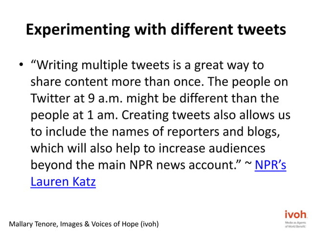 How to stand out as a journalist on Twitter | PPT