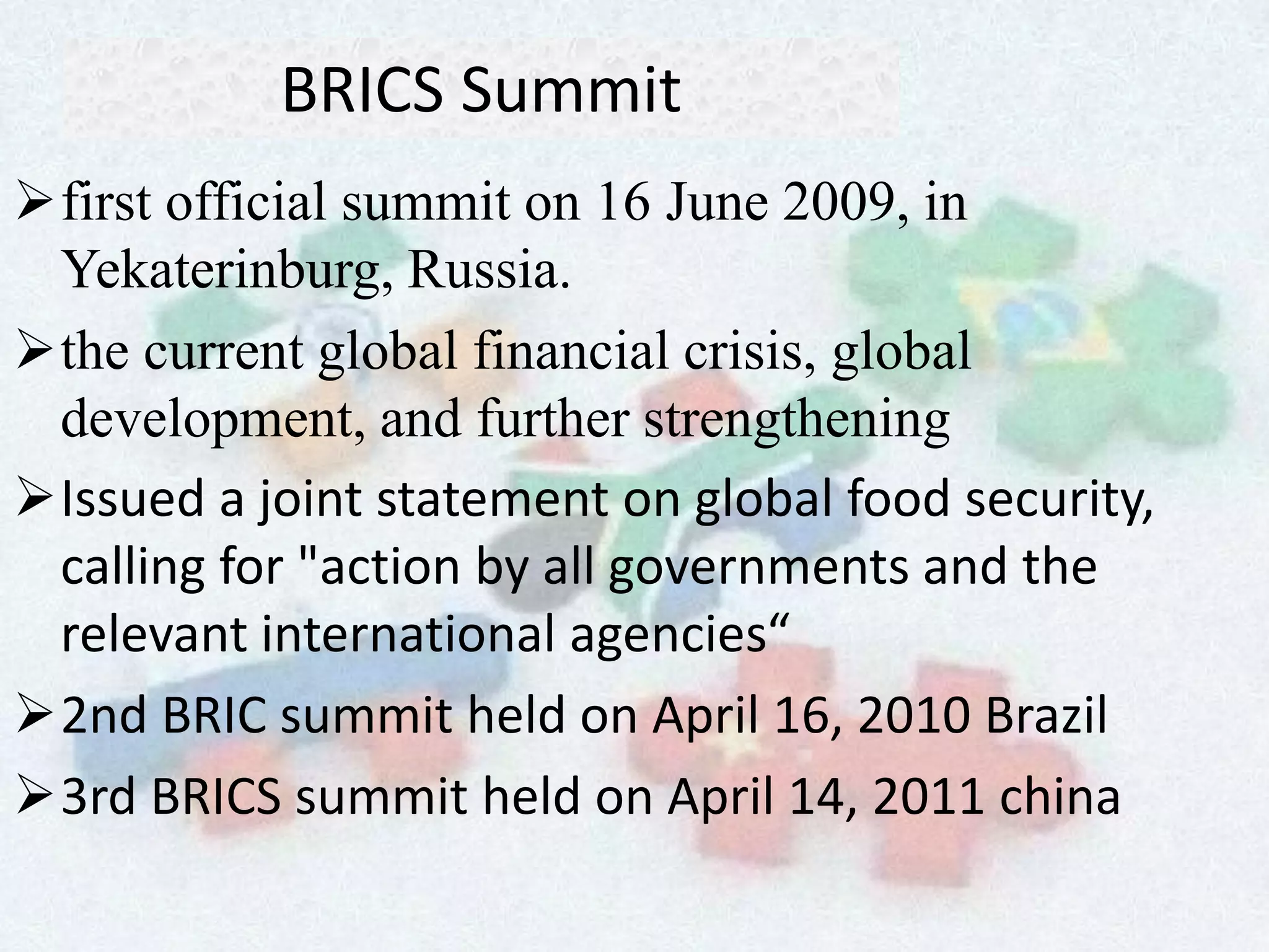 BRICS PPT | PPTX