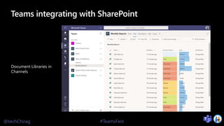 TeamsFest 2020 - Deep Dive Microsoft Teams integration with SharePoint ...