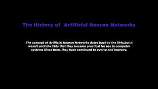 Artificial neural networks | PPT