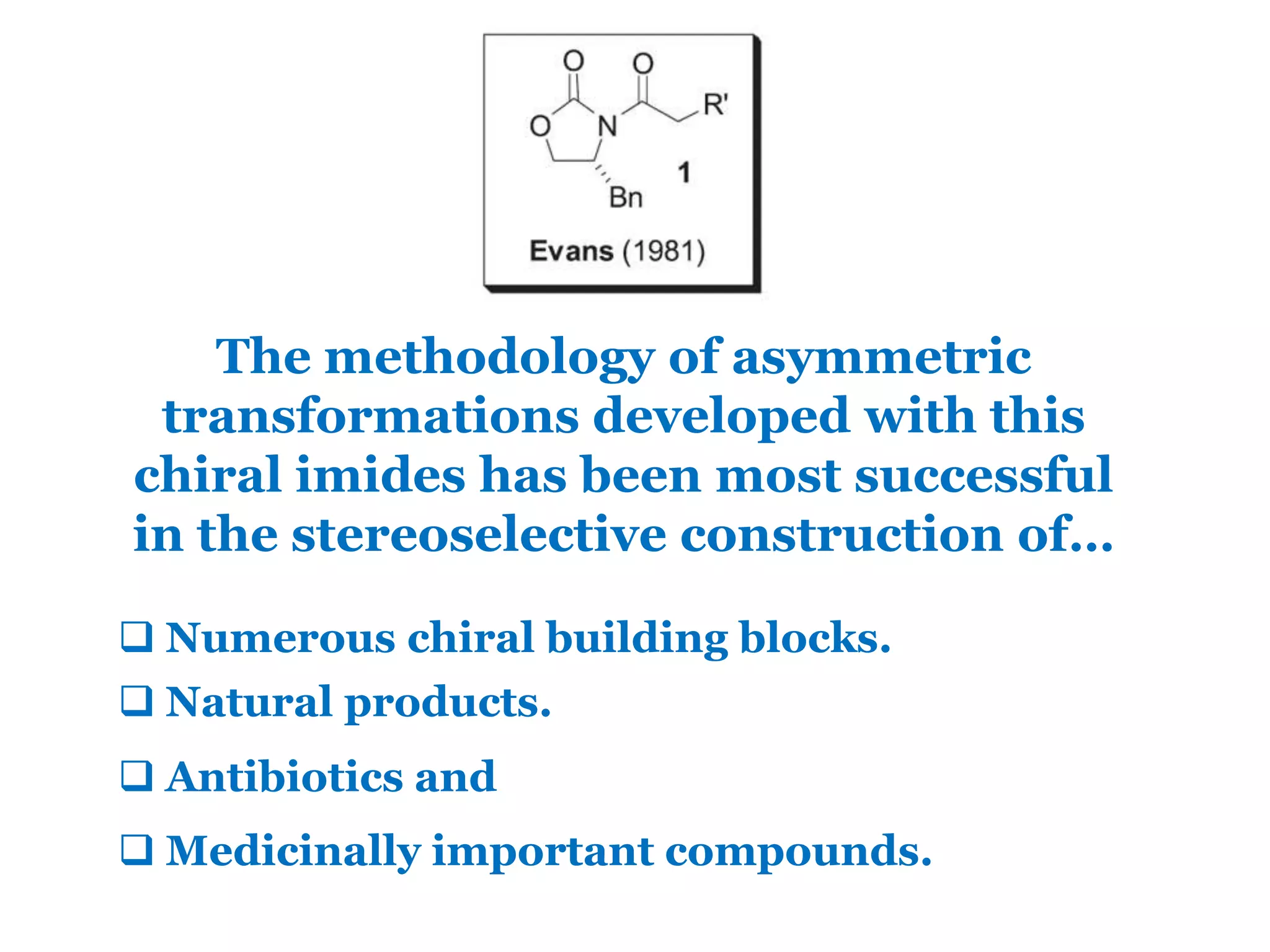 Chiral auxiliary! | PPTX