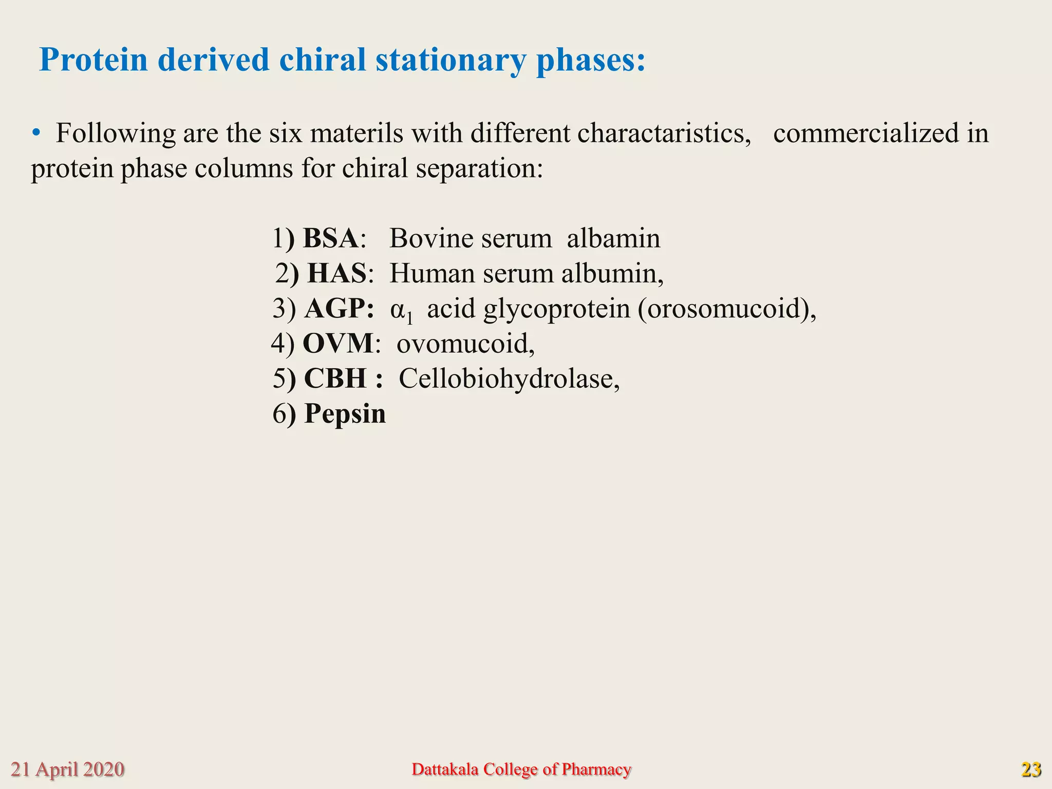 Chiral chromatography & ion pair chromatography | PPT