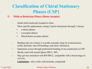 Chiral chromatography & ion pair chromatography | PPT