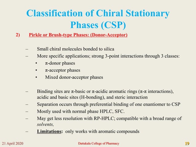 Chiral chromatography & ion pair chromatography | PPT