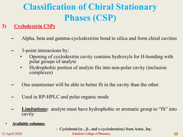 Chiral chromatography & ion pair chromatography | PPT
