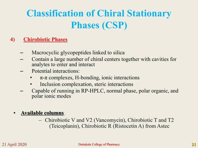 Chiral chromatography & ion pair chromatography | PPT