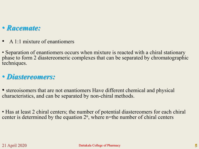 Chiral chromatography & ion pair chromatography | PPT