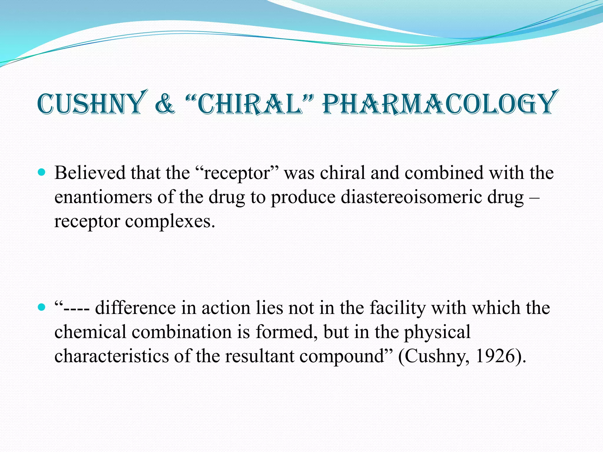 Chiral drugs | PPTX