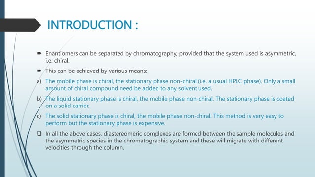 CHIRAL HPLC | PPTX