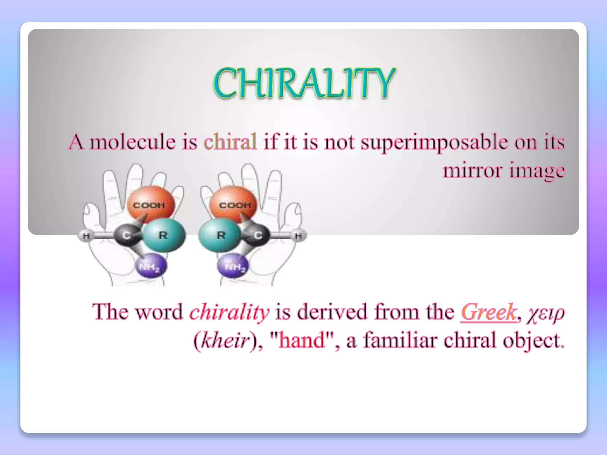 Chirality | PPTX