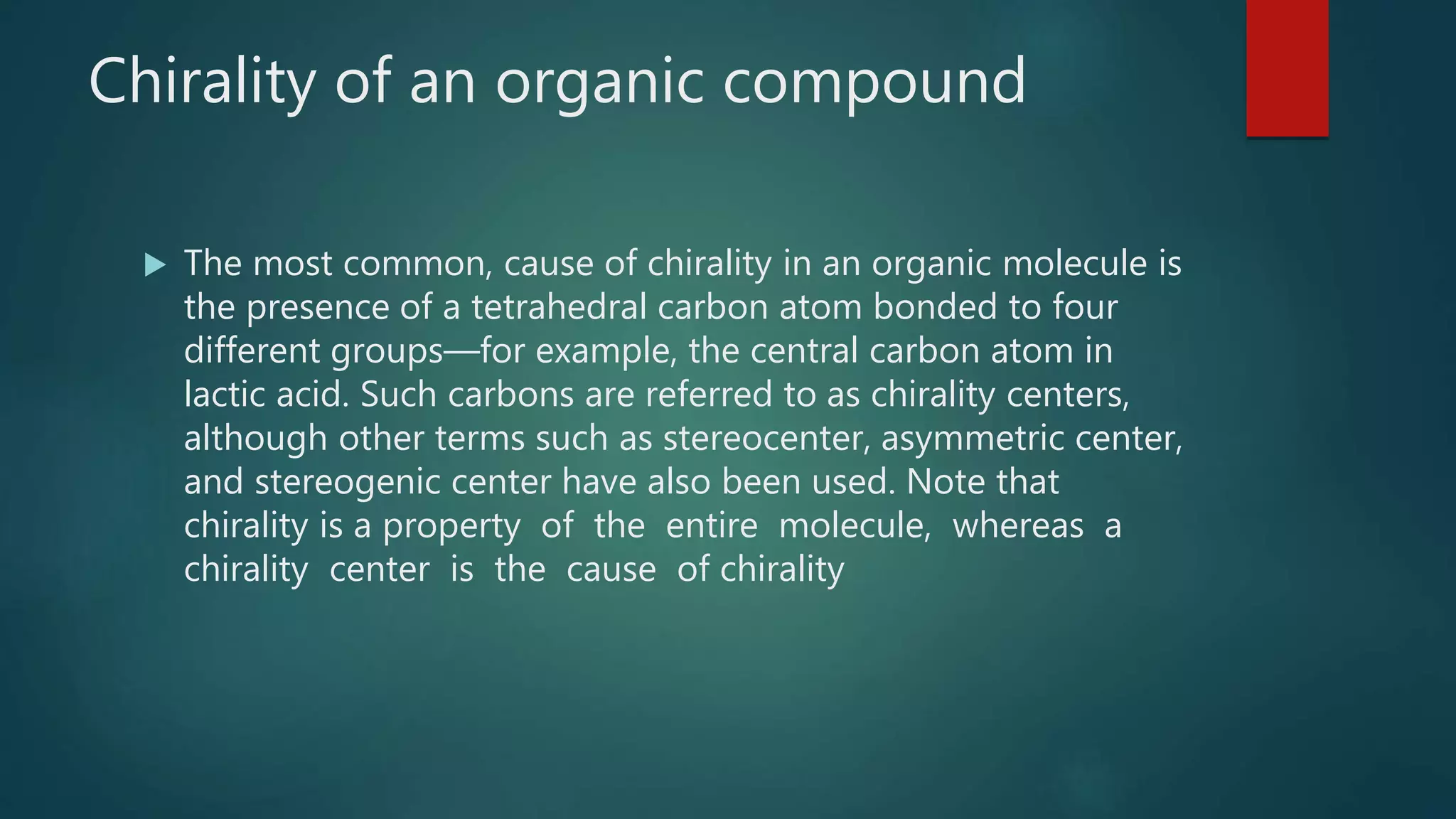 Chirality in the nature | PPTX