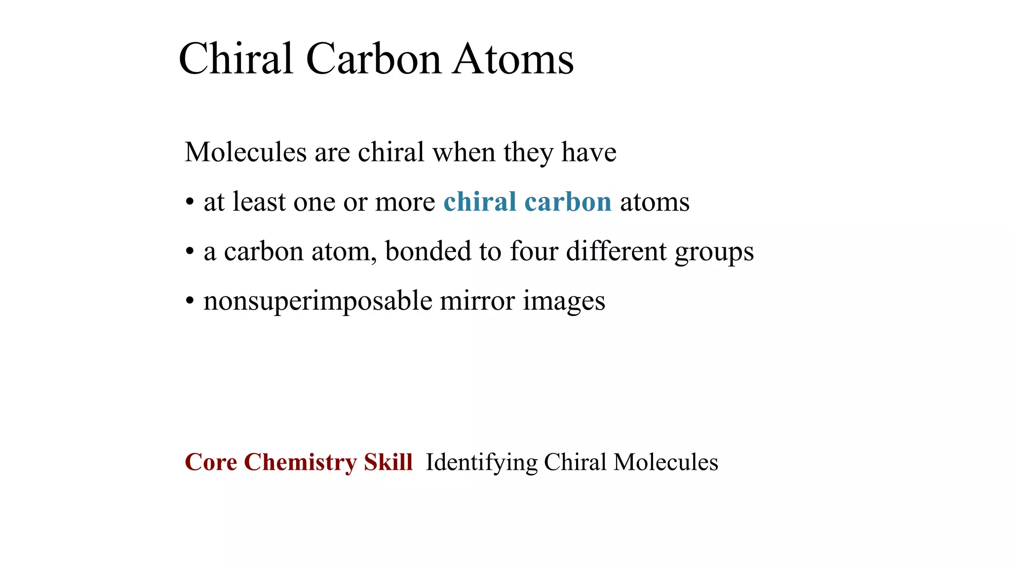 Chiral molecules | PPTX