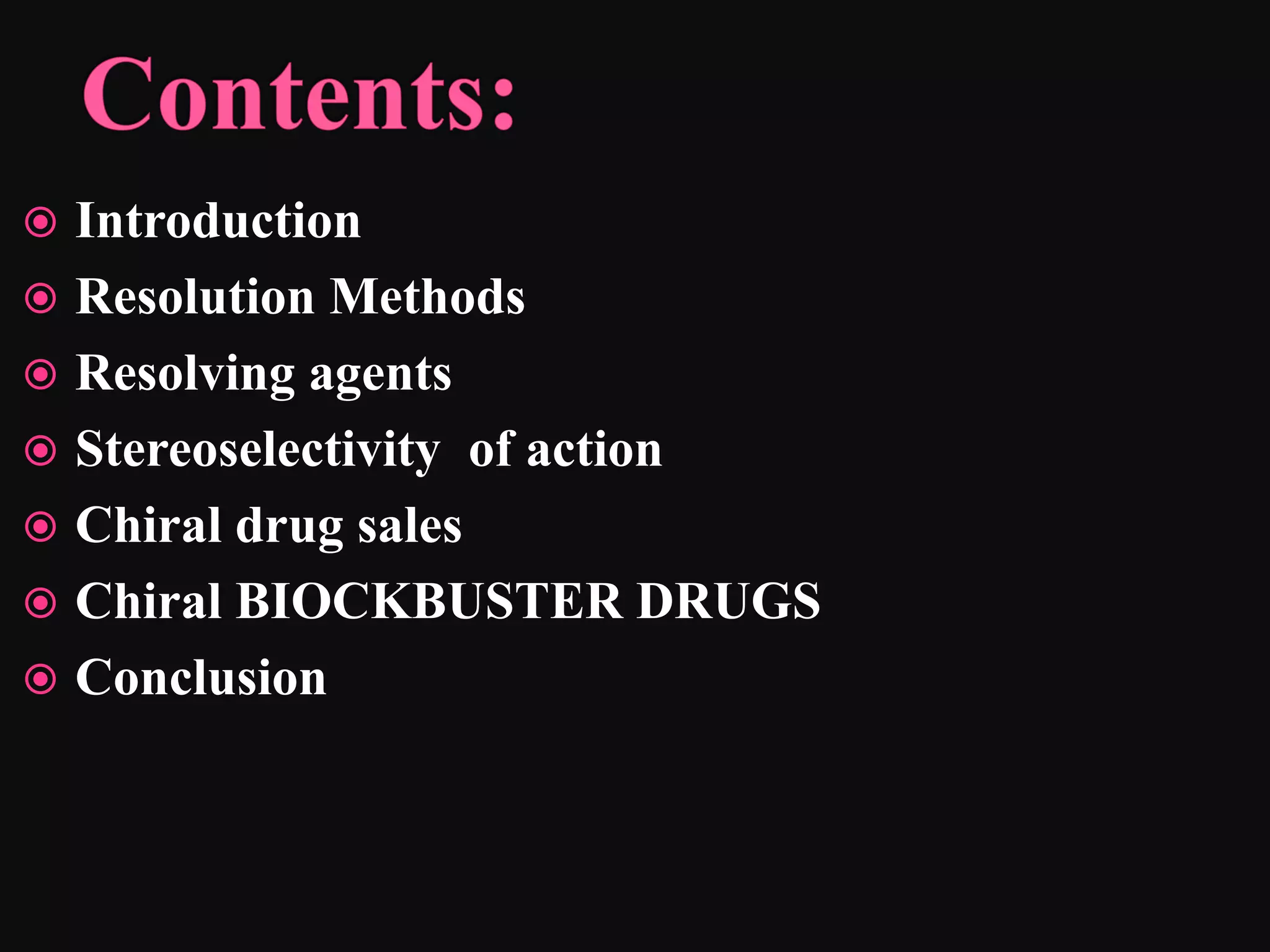Chiral resolution by Vamsi Anil Krishna Chandu | PPTX