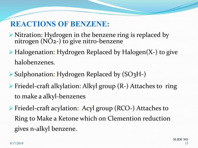 Benzene Ring and Aromaticity | PPTX