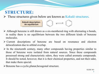 Benzene Ring and Aromaticity | PPTX