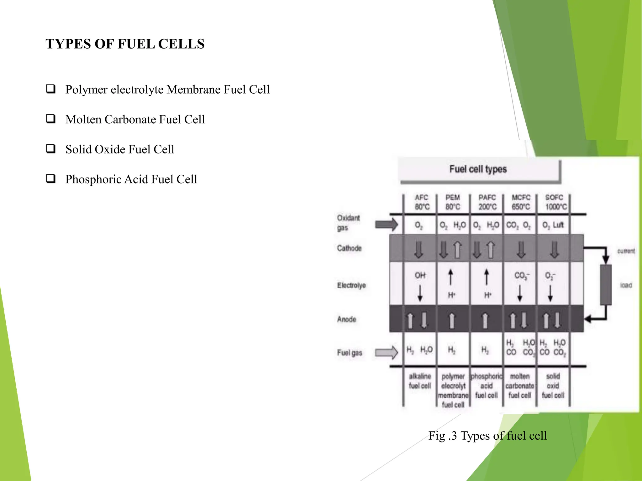 green hydrogen fuel cell ppt by chiranth | PPTX