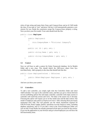ChircuVictor StefircaMadalin rad_aspmvc3_wcf_vs2010 | PDF | Web Development | Internet