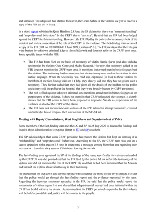 Chiriabera factfinding report (english) | PDF