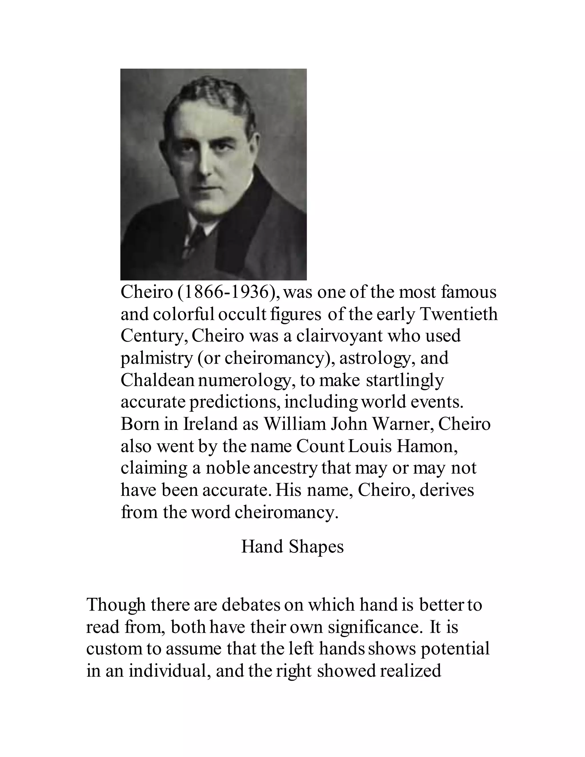 Chiromancy or hand shapes or minor lines. | DOCX | Hinduism | Religion ...