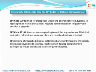 Chiropractic Billing Made Easy Key CPT Codes for Optimal Reimbursement.pptx