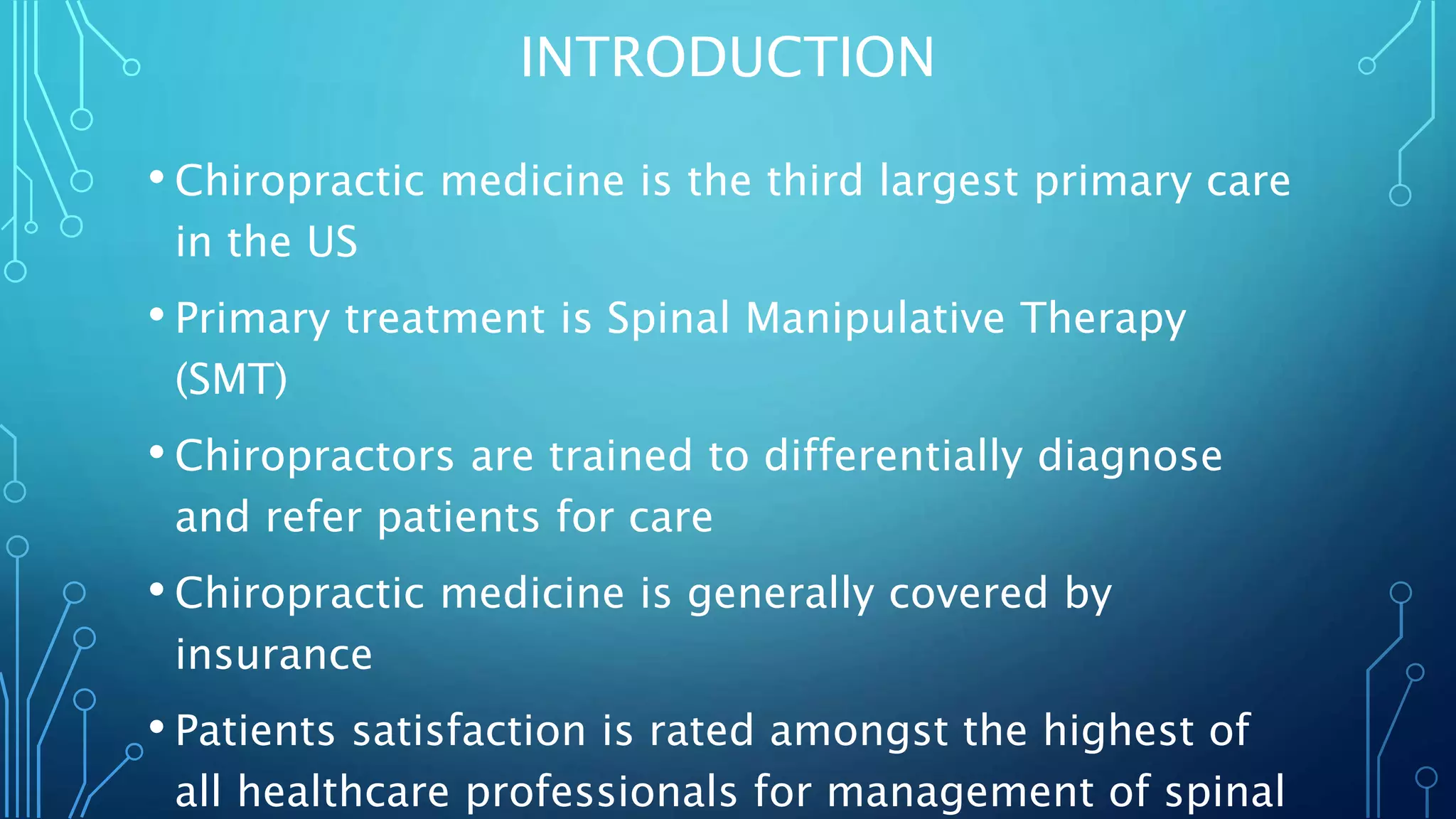 Chiropractic Handout | PPTX | Physical Therapy | Wellness