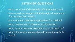 Chiropractic Handout | PPTX | Physical Therapy | Wellness