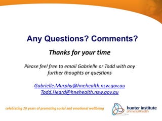 Gabrielle Murphy - ChiRP Program | PPTX